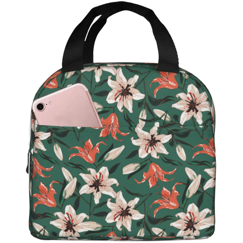 Custom Insulated Lunch Bag Photo Logo Personalized School Adult