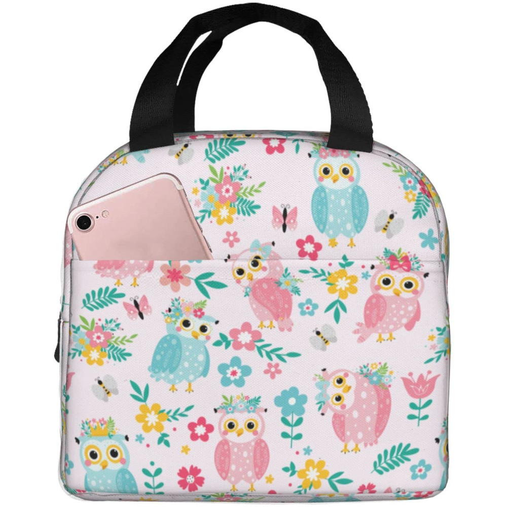 Custom Insulated Lunch Bag Photo Logo Personalized School Adult