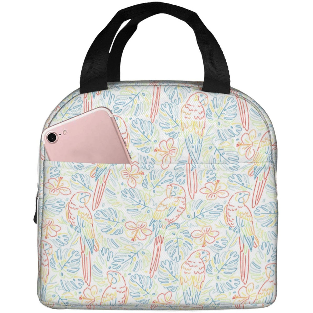 Custom Insulated Lunch Bag Photo Logo Personalized School Adult