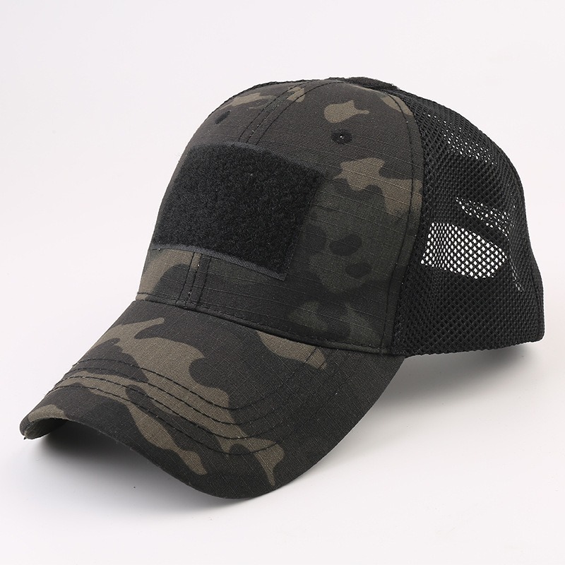 Mesh Tactical Cap Wholesale Breathable Baseball Patch Hat