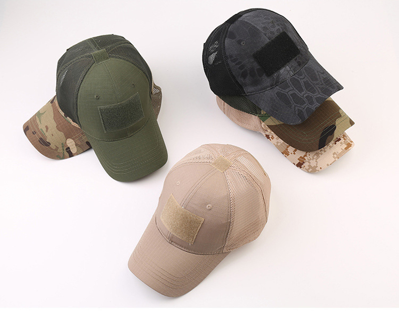 Mesh Tactical Cap Wholesale Breathable Baseball Patch Hat