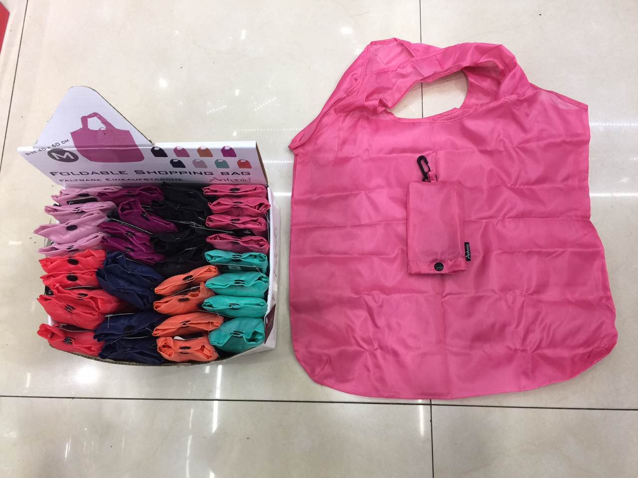 Custom Logo Folding Shopping Bags