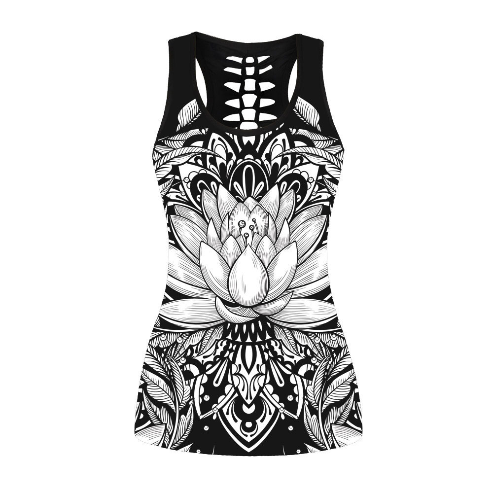 Custom Tank Top All-Over Printing Personalized Slit Weave Cheap