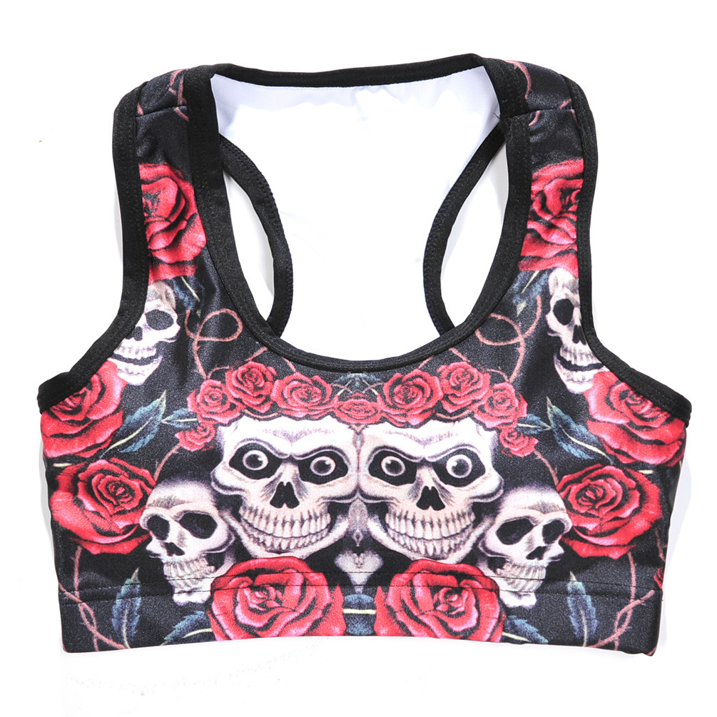 Custom Sports Bra Gym Yoga Workout Logo All-Over Printing No Minimum