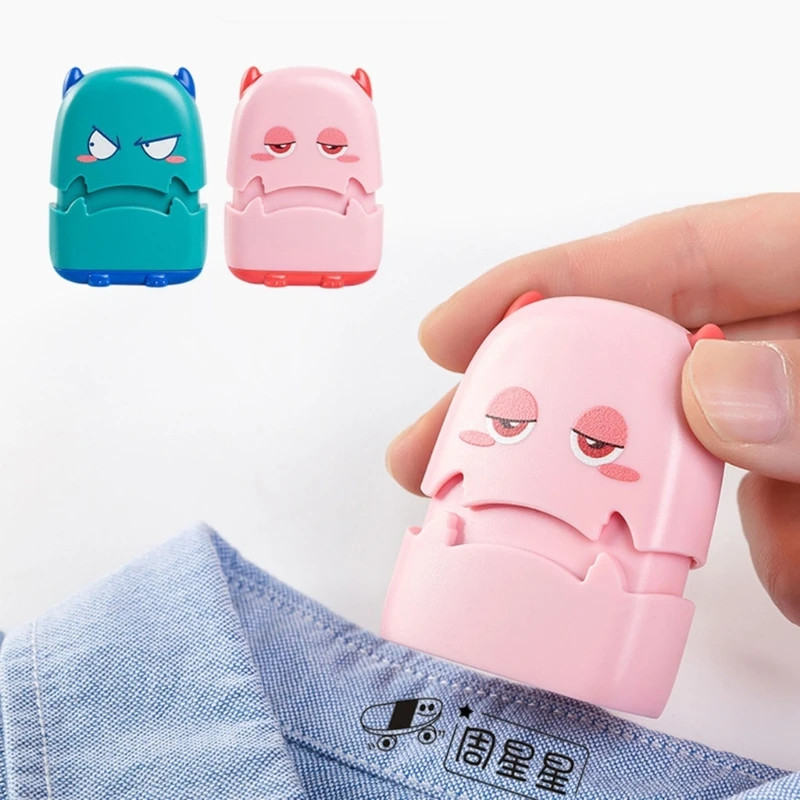 Children Name Stamp For Clothing Little Monster