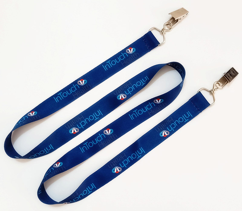 Personalized Double Ended Lanyards, Two Hooks - Wholesale
