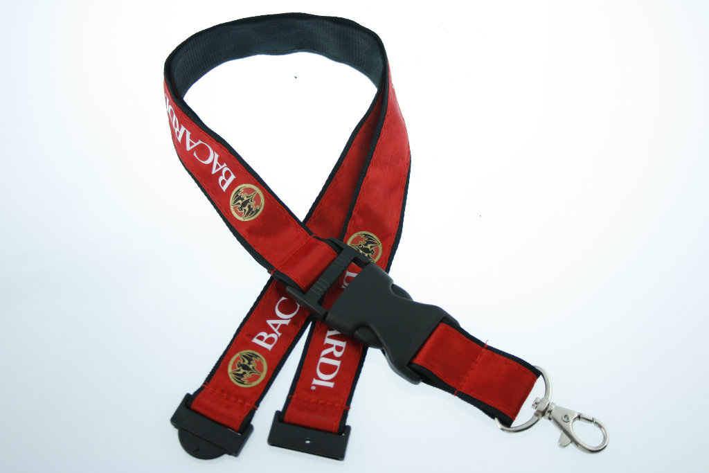 Two Layer Satin Lanyards Custom Printed Lanyard Wholesale