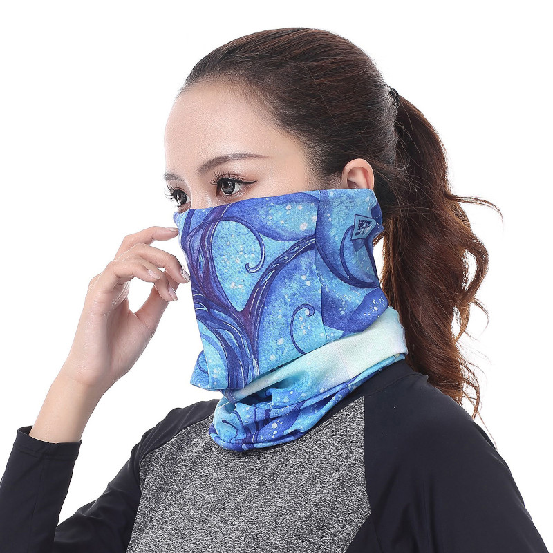 Custom Printed Seamless Neck Gaiter No Minimum Print on Demand Personalized