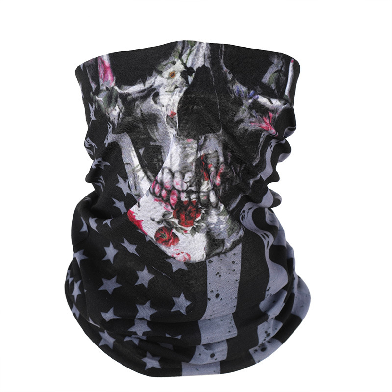 Custom Printed Seamless Neck Gaiter No Minimum Print on Demand Personalized