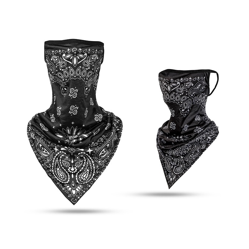 Face Bandana Ear Loop Breathable Face Mask Cycling Riding Red Beautifual