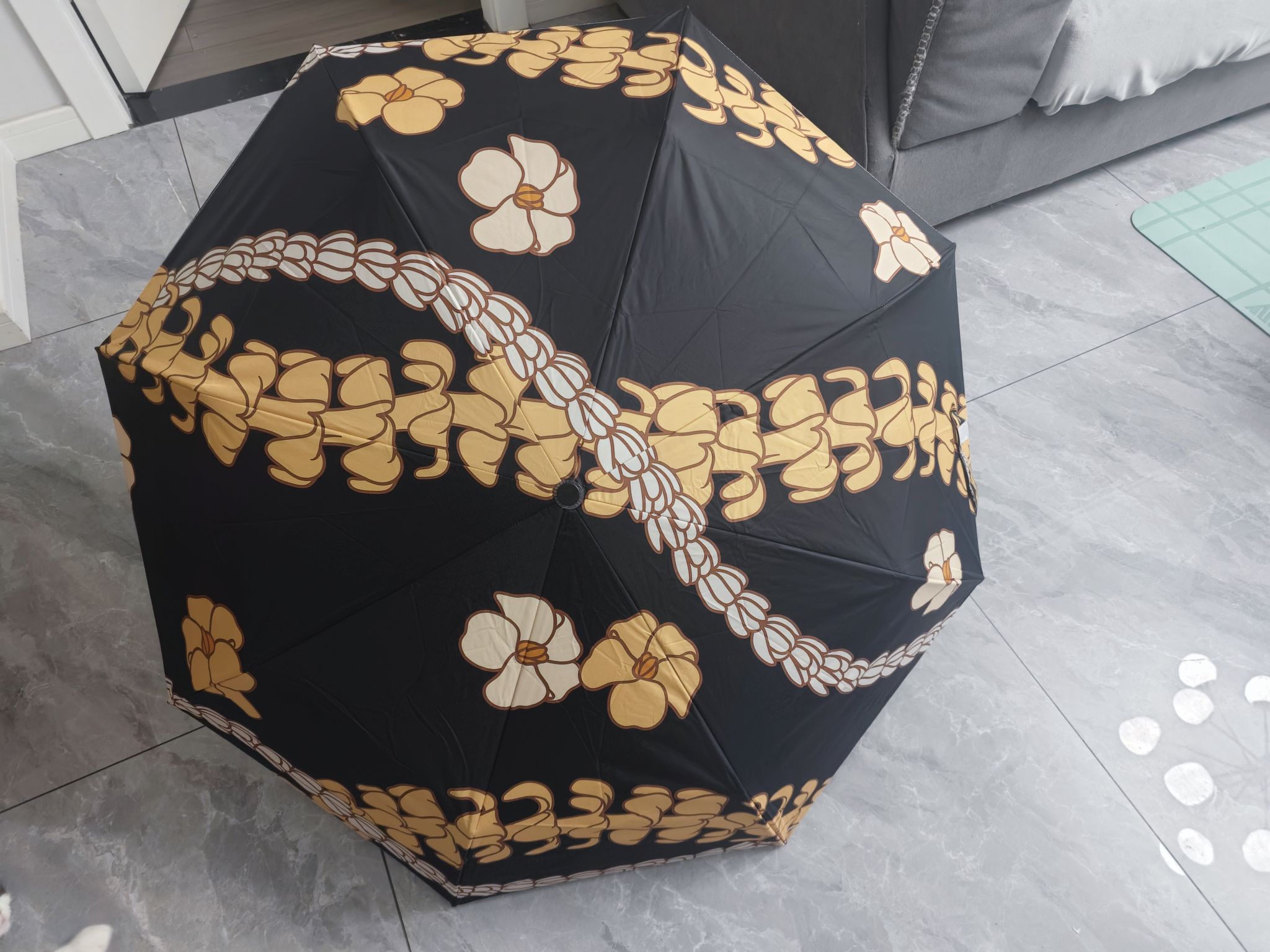 Custom Photo Umbrella All-Over Printing No Minimum 3-Fold Manual Open