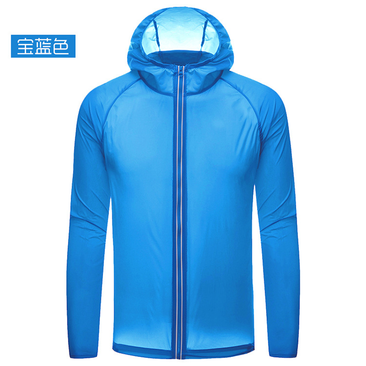 Sun Protection Hoodie Jacket Lightweight Rain Proof Unisex